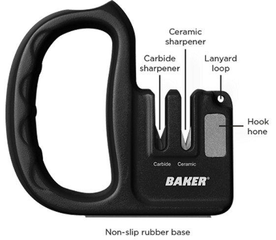 Baker - Dual Knife Sharpener – Monster Fishing