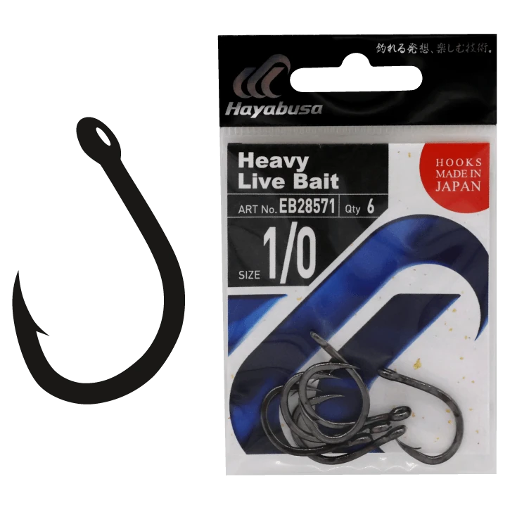 Hayabusa - Heavy Live Bait Hook – Monster Fishing