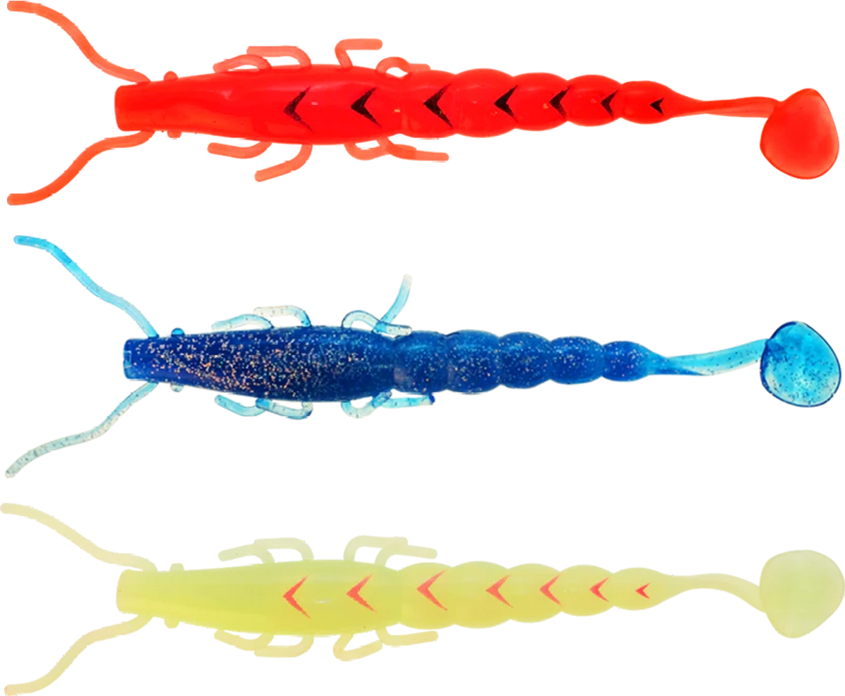 Halco Madeyes Paddle Prawn 7" Soft Plastic - Large Prawn Bait | NZ ...