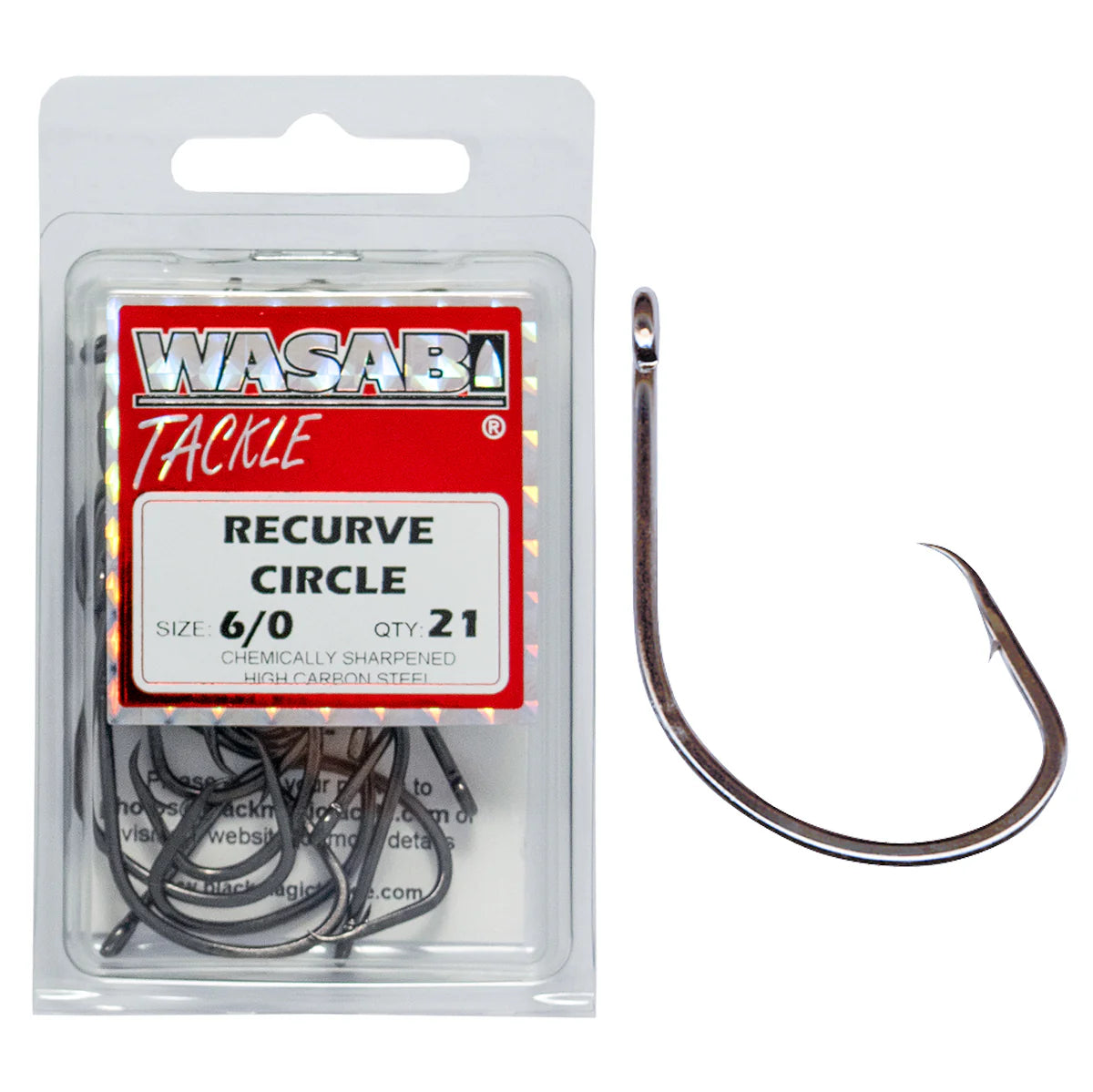 Wasabi Recurve Circle Hooks - Premium Circle Hooks | Monster Fishing NZ