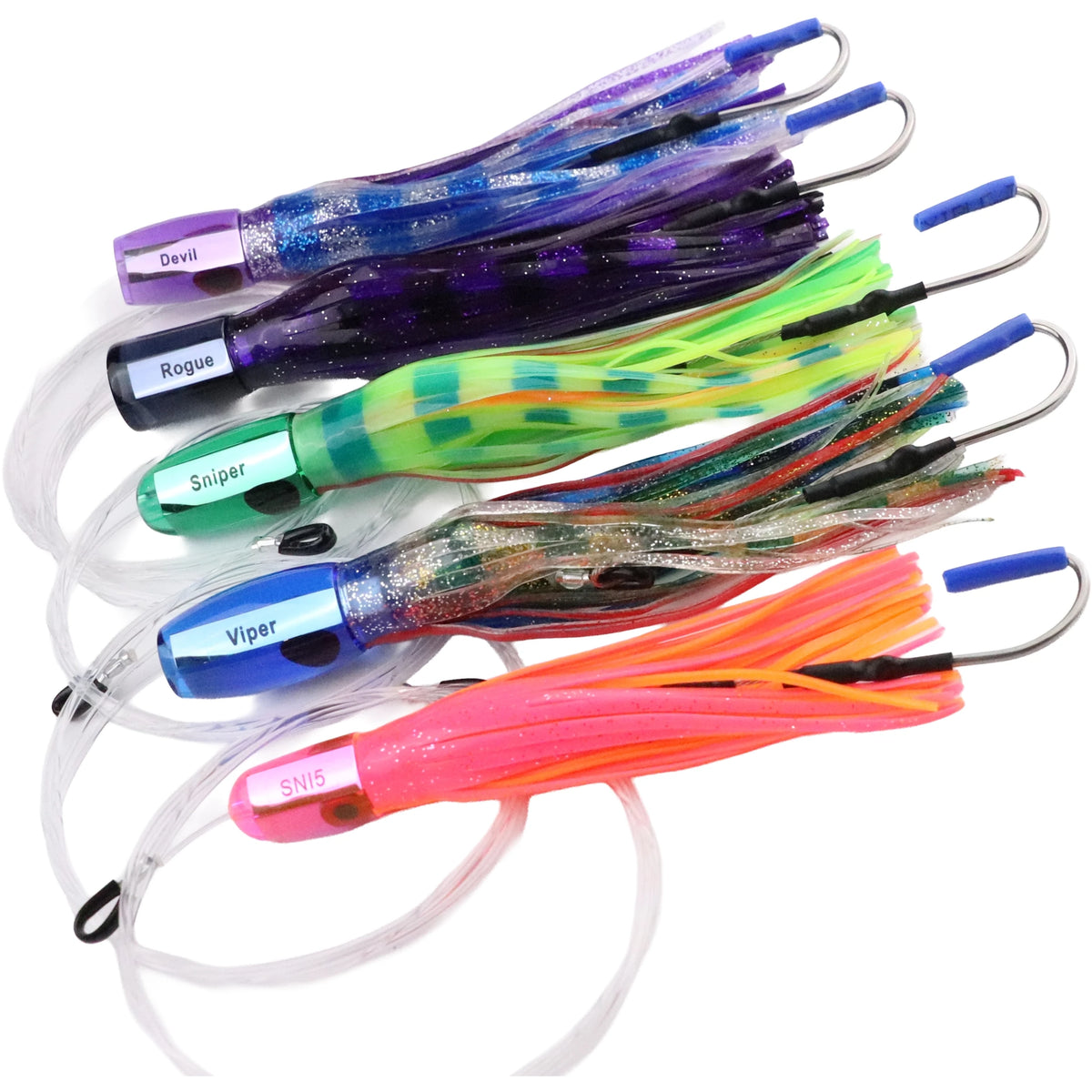 Fatboy Lures Tuna Fishing Pack - 5 Rigged Trolling Lures | NZ – Monster ...