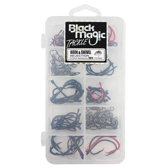 Black Magic - Hook & Swivel Selection Box – Monster Fishing
