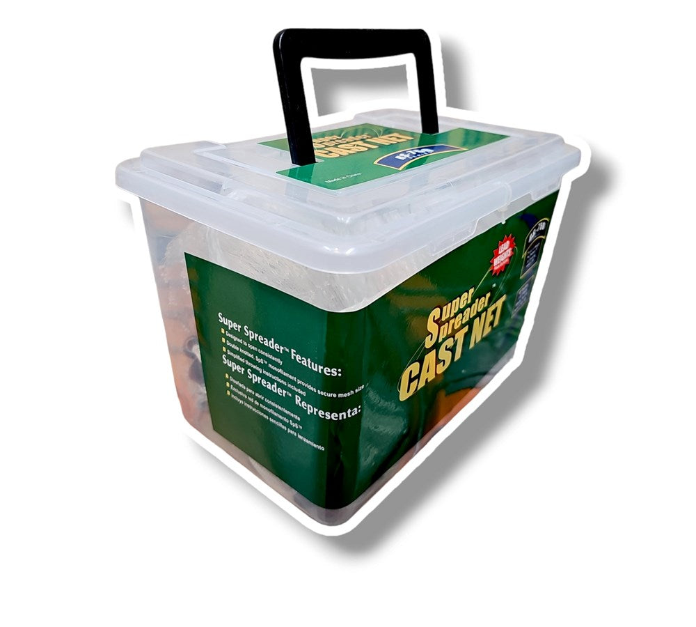 Mono Cast Net 10Ft - 1", 0.30mm Mesh – Monster Fishing